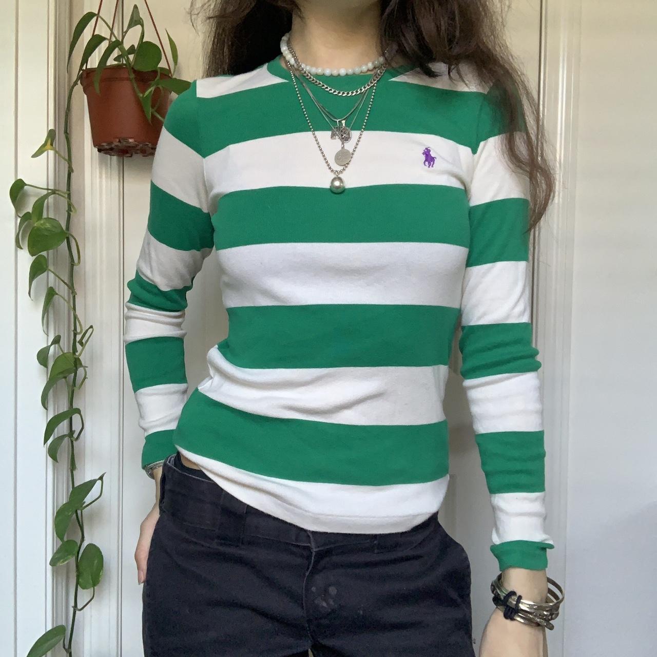 Ralph Lauren long sleeve 🥝 Form fitting shape with... - Depop