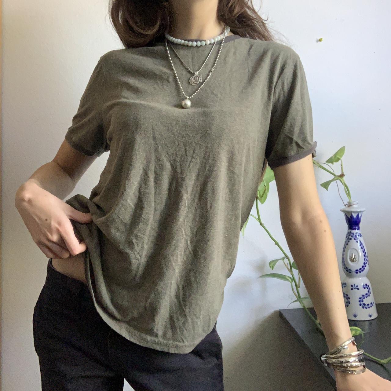 Green ringer tee 🐢 Brand is urban pipeline Mens... - Depop