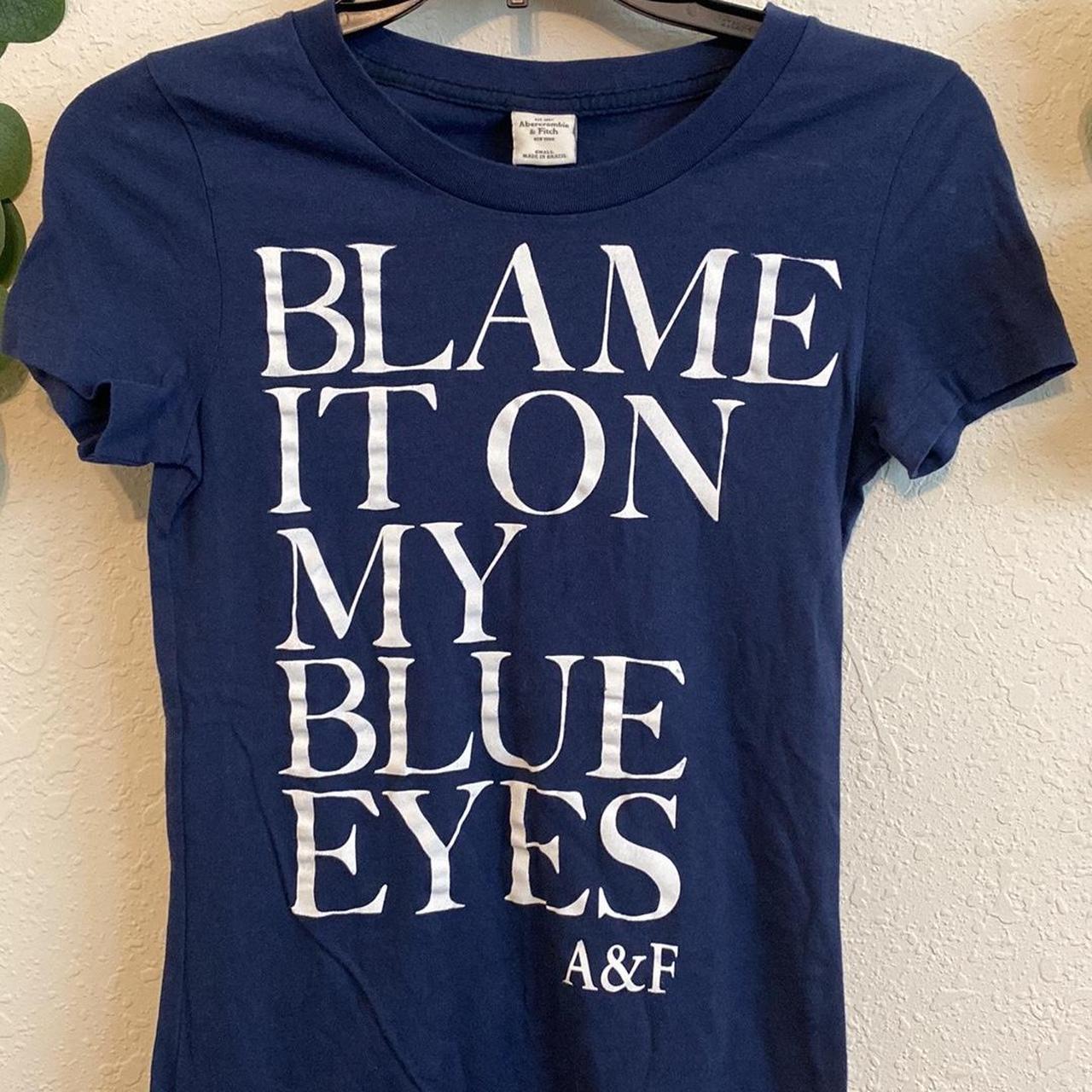Abercrombie & Fitch Women's Navy T-shirt | Depop