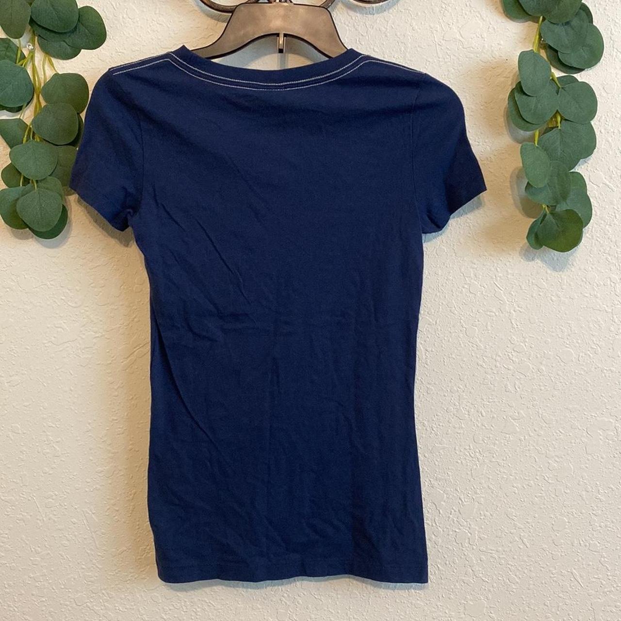 Abercrombie & Fitch Women's Navy T-shirt | Depop