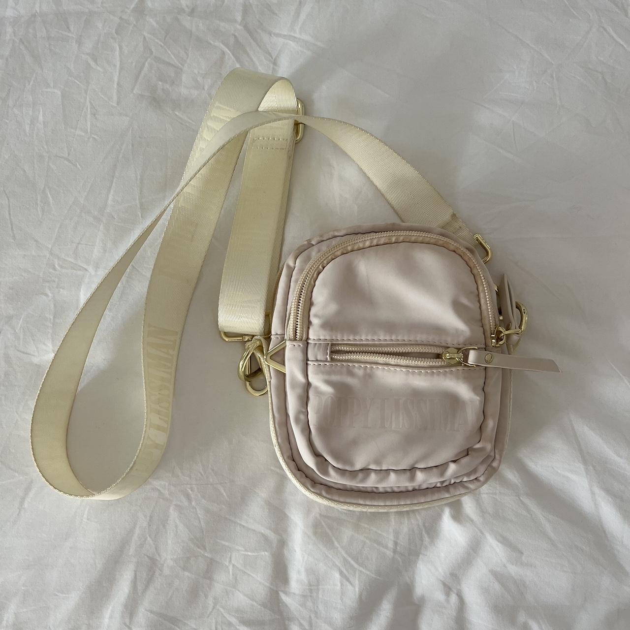 cream coloured poppy lissiman camera bag, small... - Depop