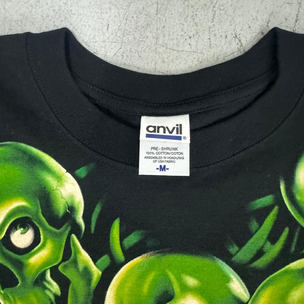 Liquid Blue Skull Pile Tee Black T-Shirt Juicy J... | Depop