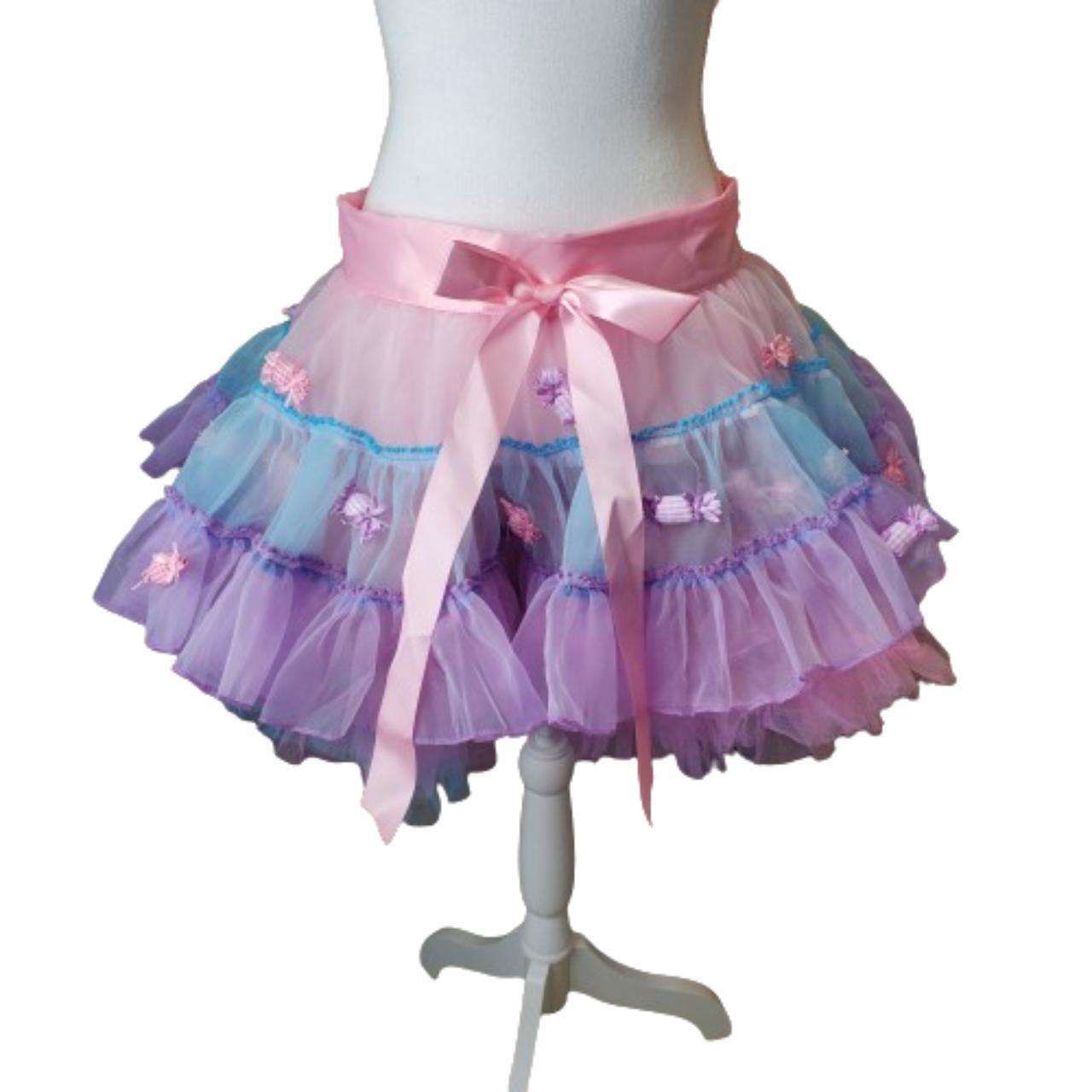 DollsKill Sugar Thrillz candy land tutu skirt in... - Depop