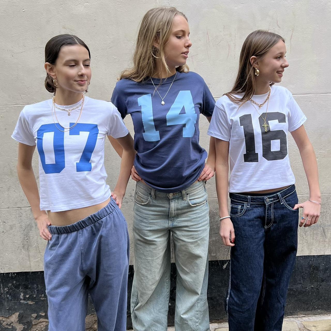 Custom number baby t-shirt Message me your favourite... - Depop