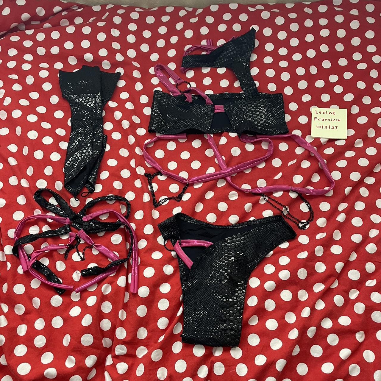 euphoric ravewear suki set includes thigh garter and... - Depop
