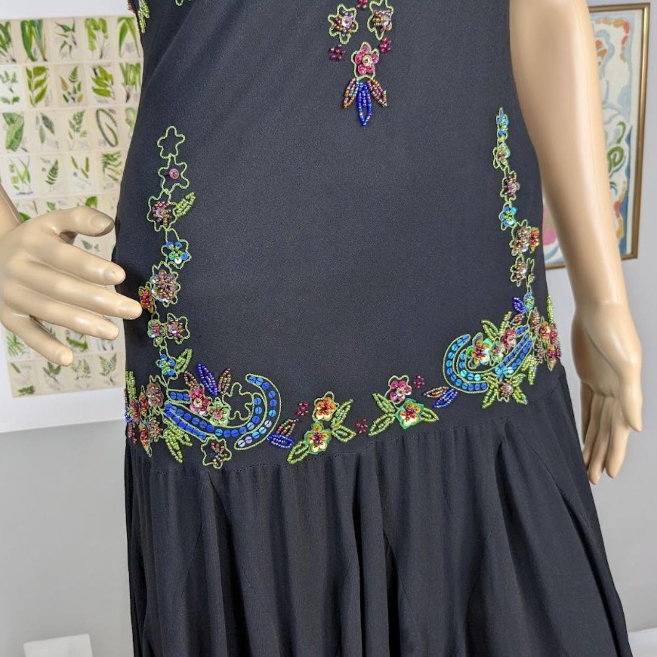 Vintage late 90s, early 2000s (y2k) Sue Wong midi... - Depop