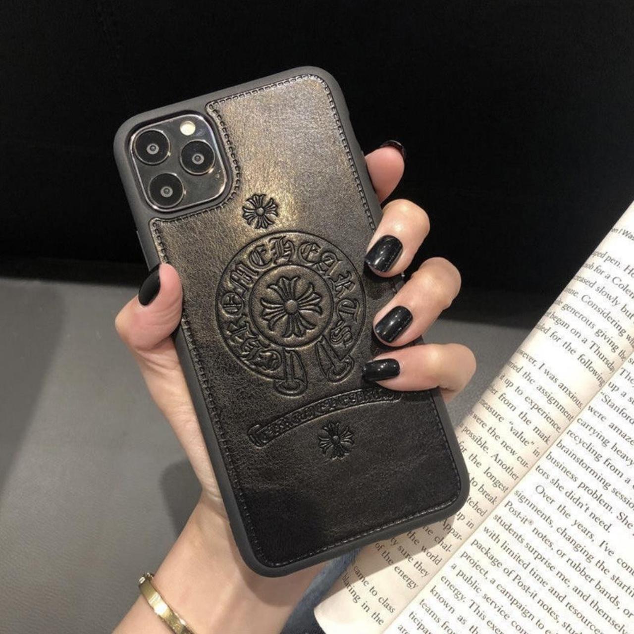 chrome hearts phone case- have most sizes just... - Depop