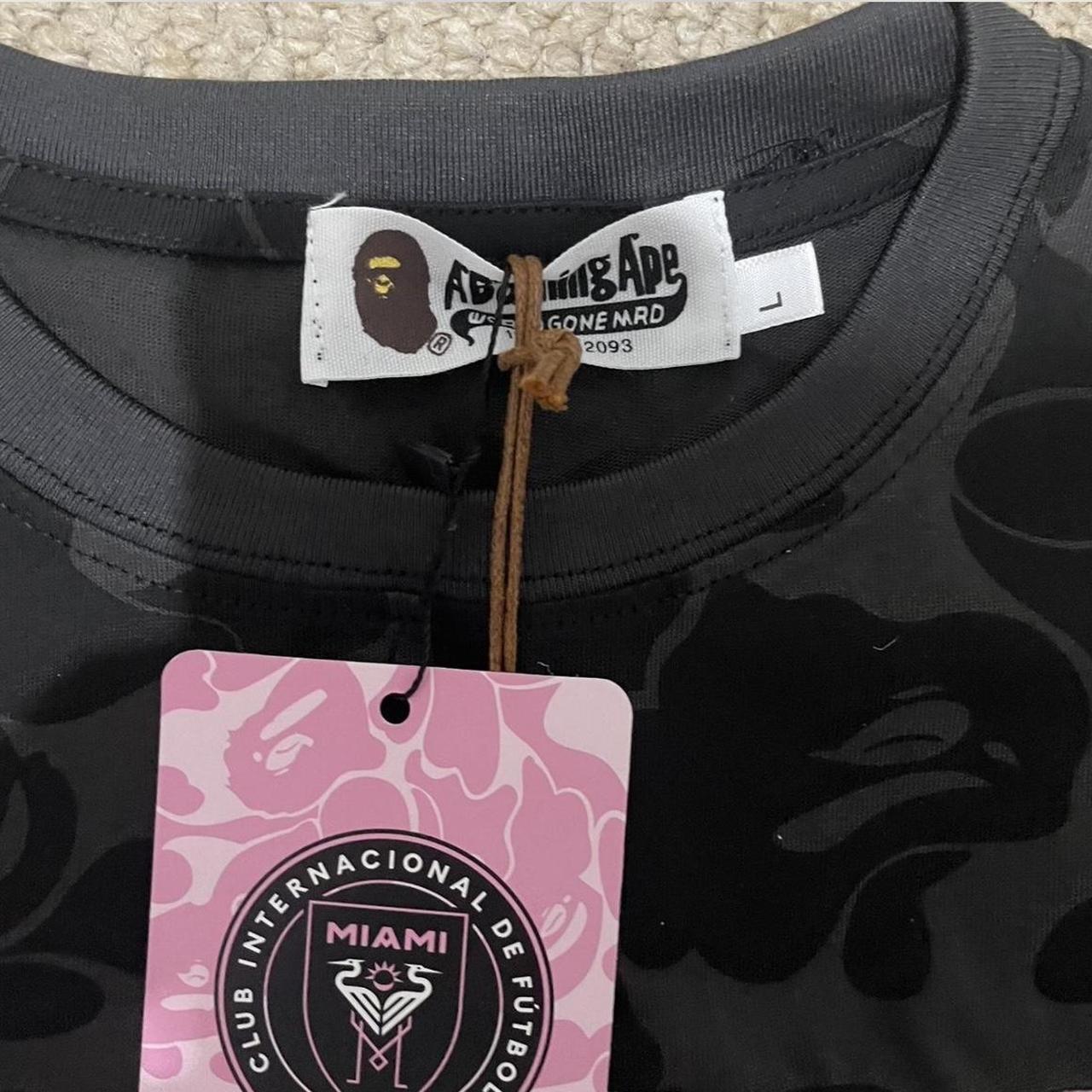 Bathing Ape x Inter Miami black top Open to offers - Depop
