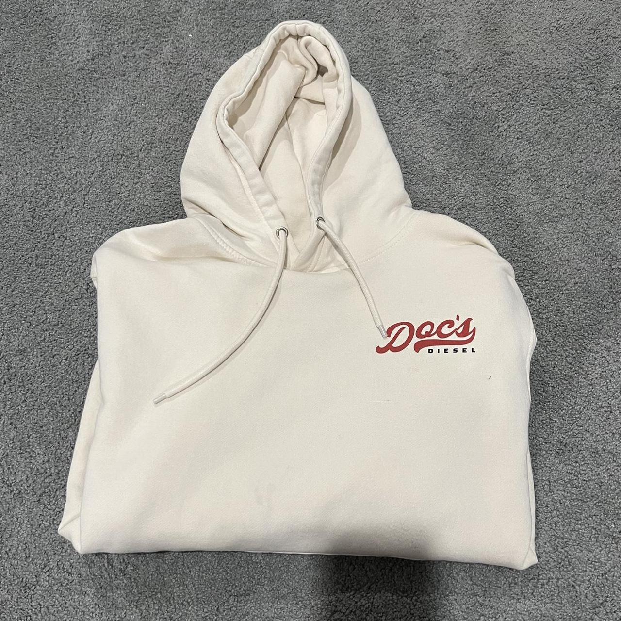 Men's Cream Hoodie | Depop