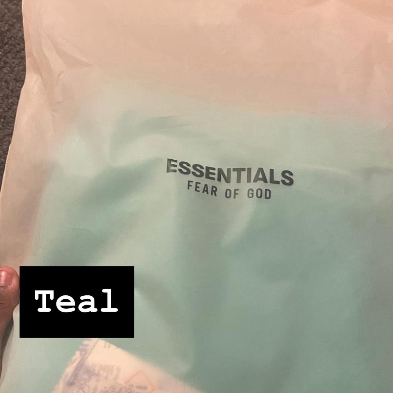 Teal Essentials hoodie (text before buying) | Depop