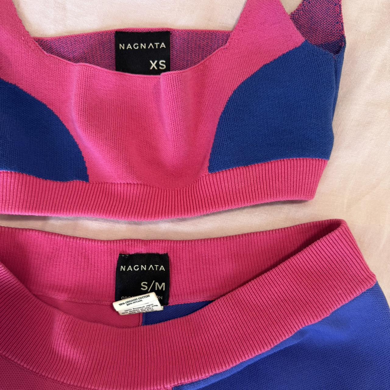 NAGNATA Set Colour Block Yoni Shorts S/M Colour... - Depop