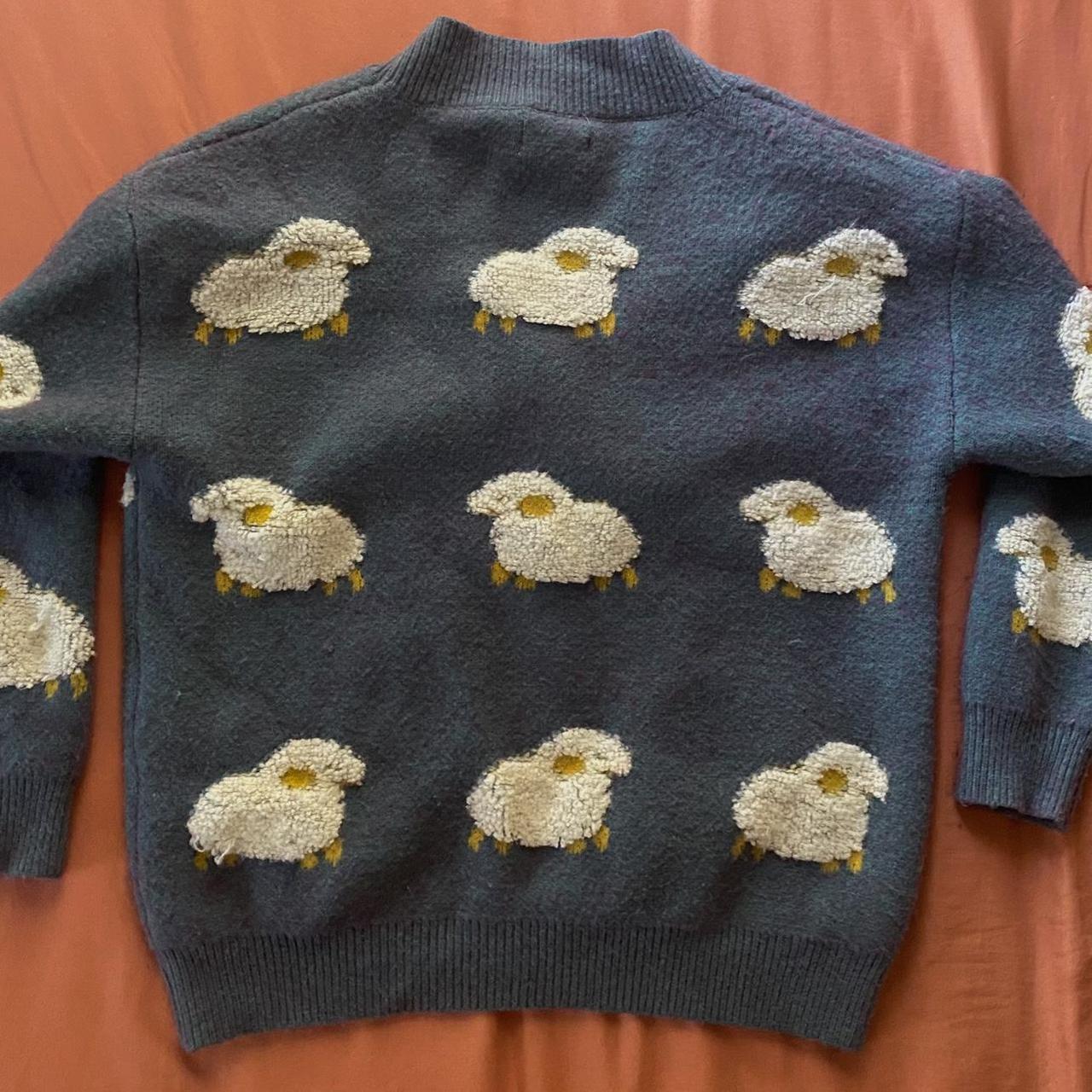 Sheep Cardigan *Aelfric Eden *Blue & Purple *fits... - Depop
