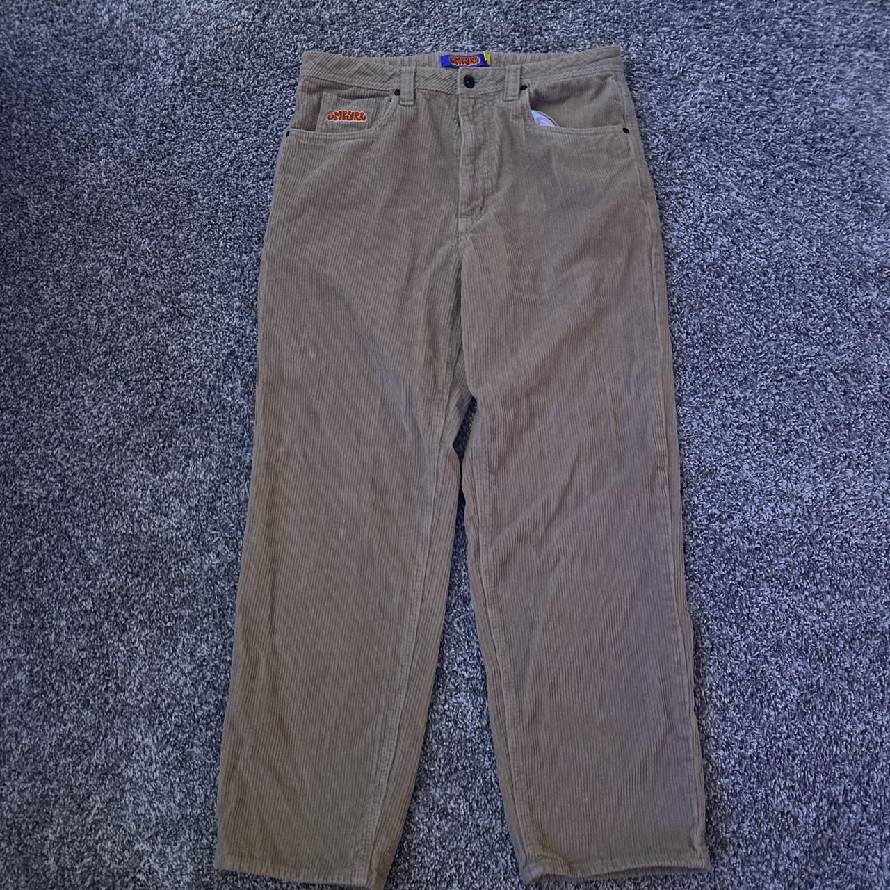 Beige Empyre corduroy pants Great for skating No... - Depop