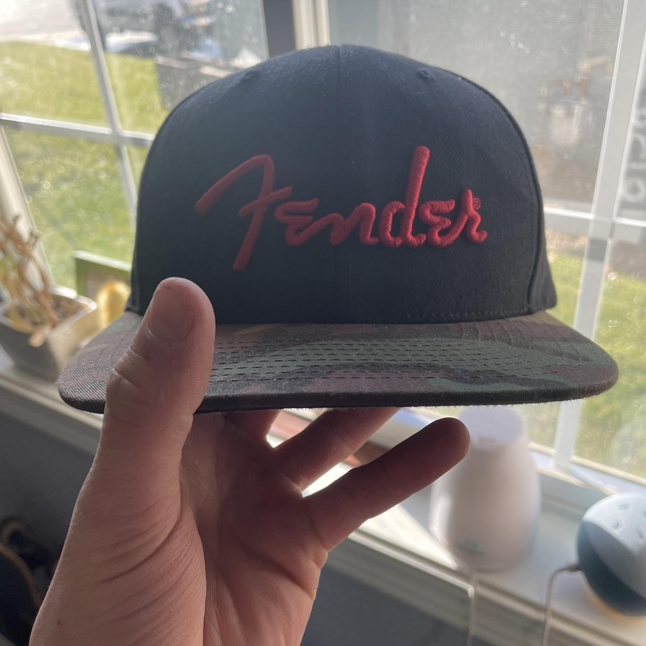 Adjustable fender guitars hat! Perfect condition.... - Depop