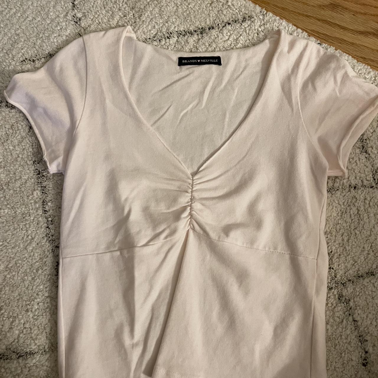 Pink brandy Melville Gina top - Depop