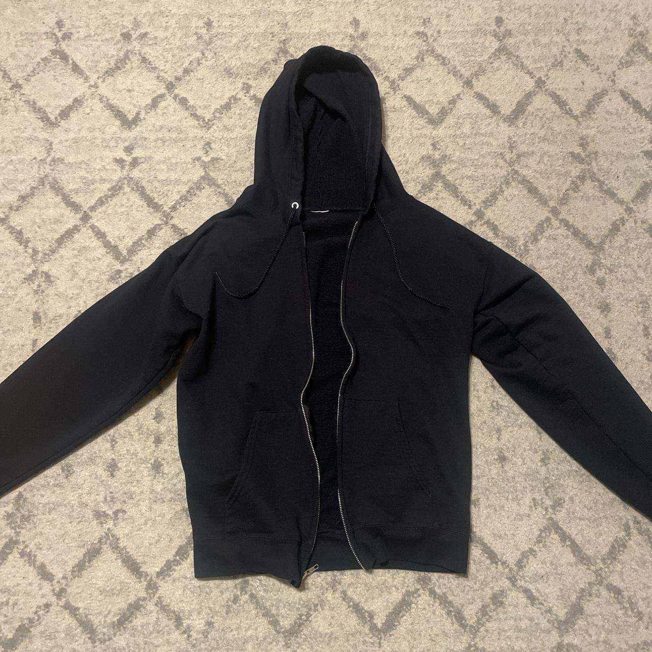 Random black mens small / youth large hoodie i cut... - Depop