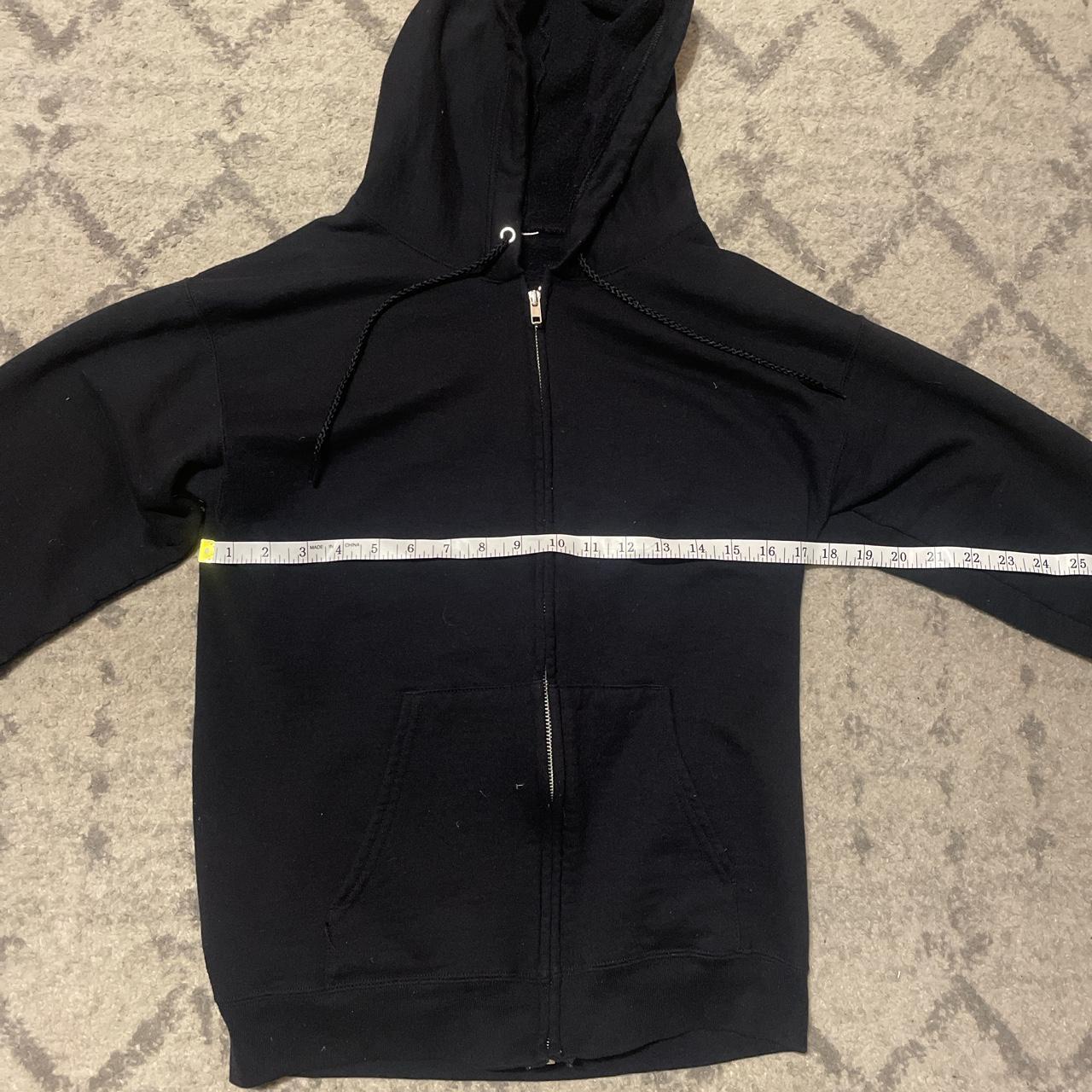 Random black mens small / youth large hoodie i cut... - Depop