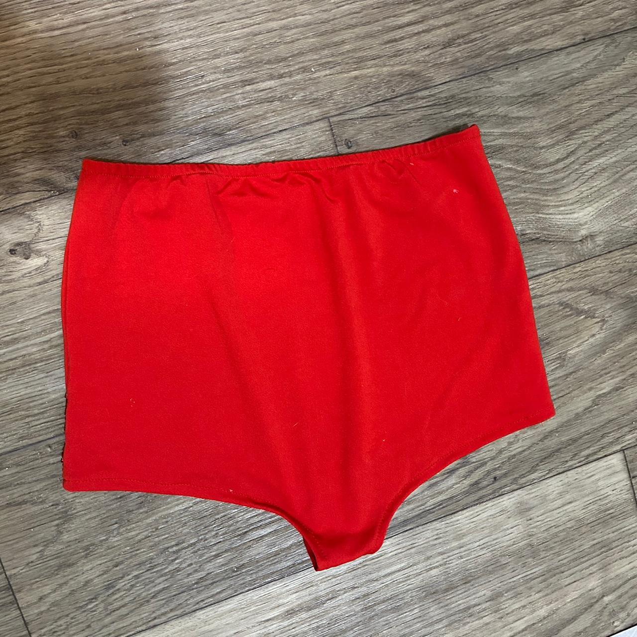 Red Sequin Jessica Rabbit Costume With Purple Satin... | Depop