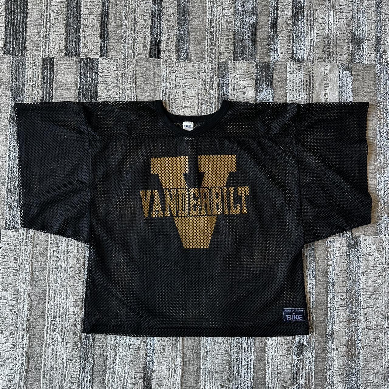 Black and gold Vanderbilt Commodores mesh Bike... - Depop