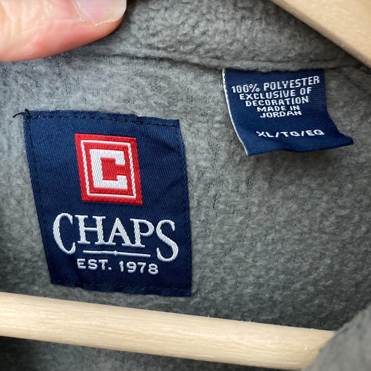 Chaps Fleece Grey Heavier weight fleece Label... - Depop