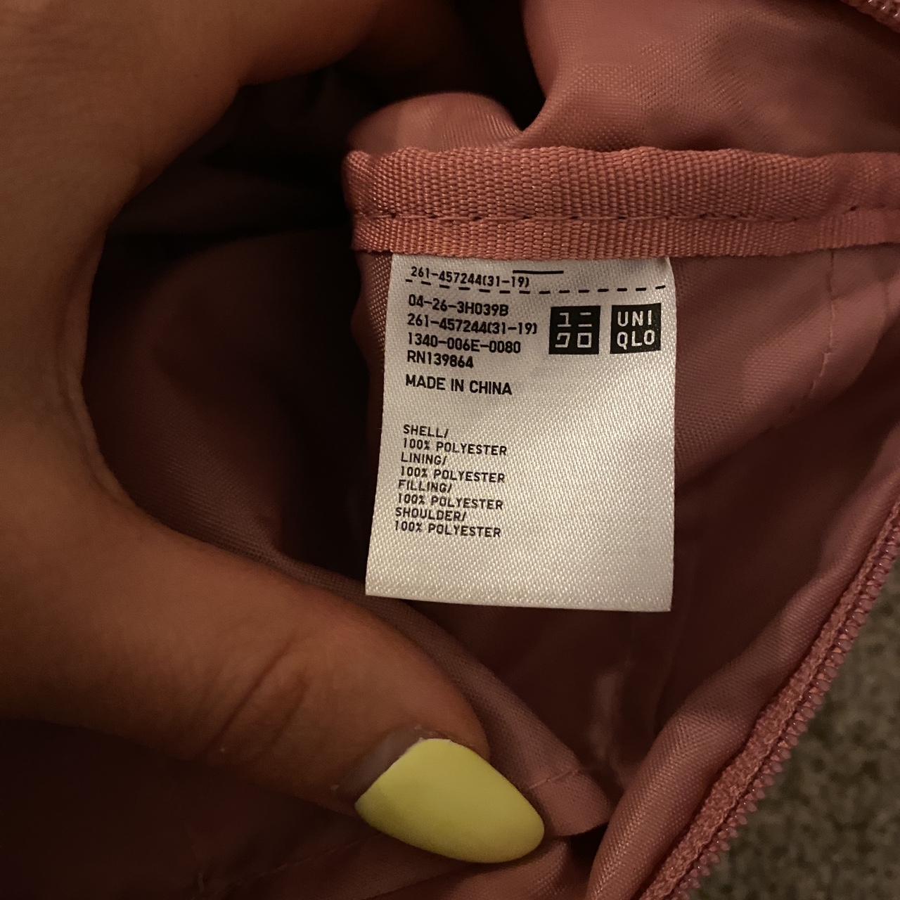 Uniqlo cross body bag pouch pink This bag is in... - Depop