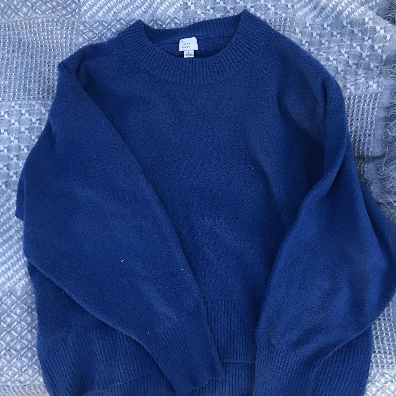 A New Day Women's Blue Jumper | Depop