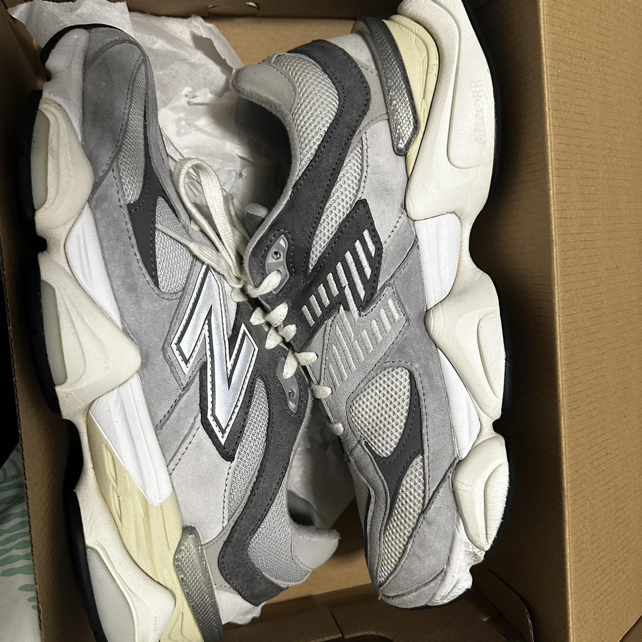 New balance 9060 rain cloud size 12 Lightly used... - Depop