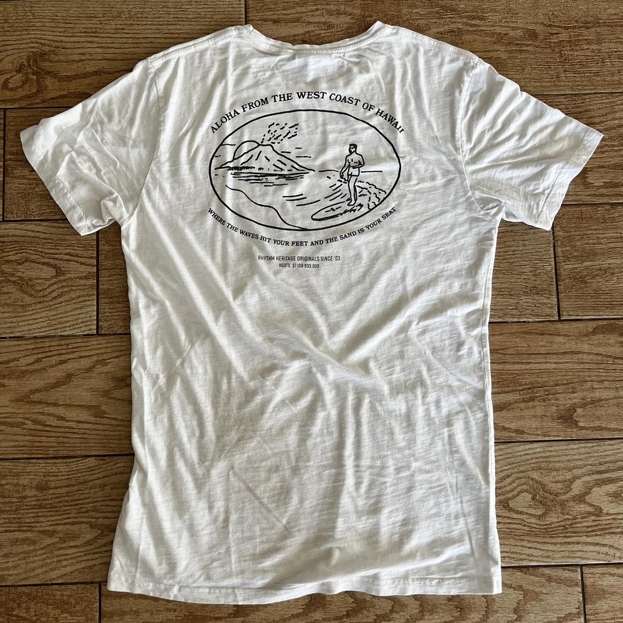 Rhythm West Coast Hawaii Tee Open to offers No wear... - Depop