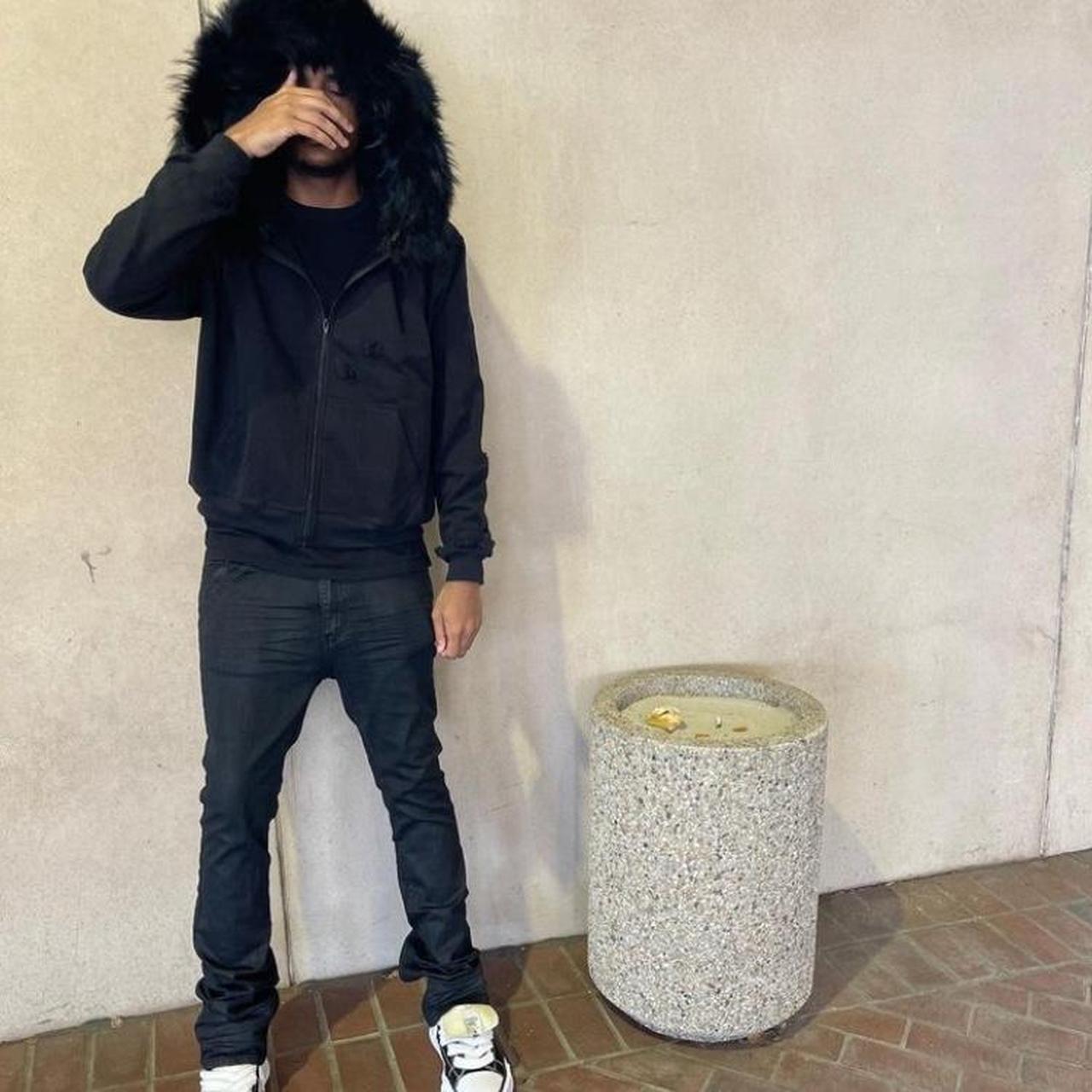 eskimo fur hoodie super fye i just got an extra one... | Depop