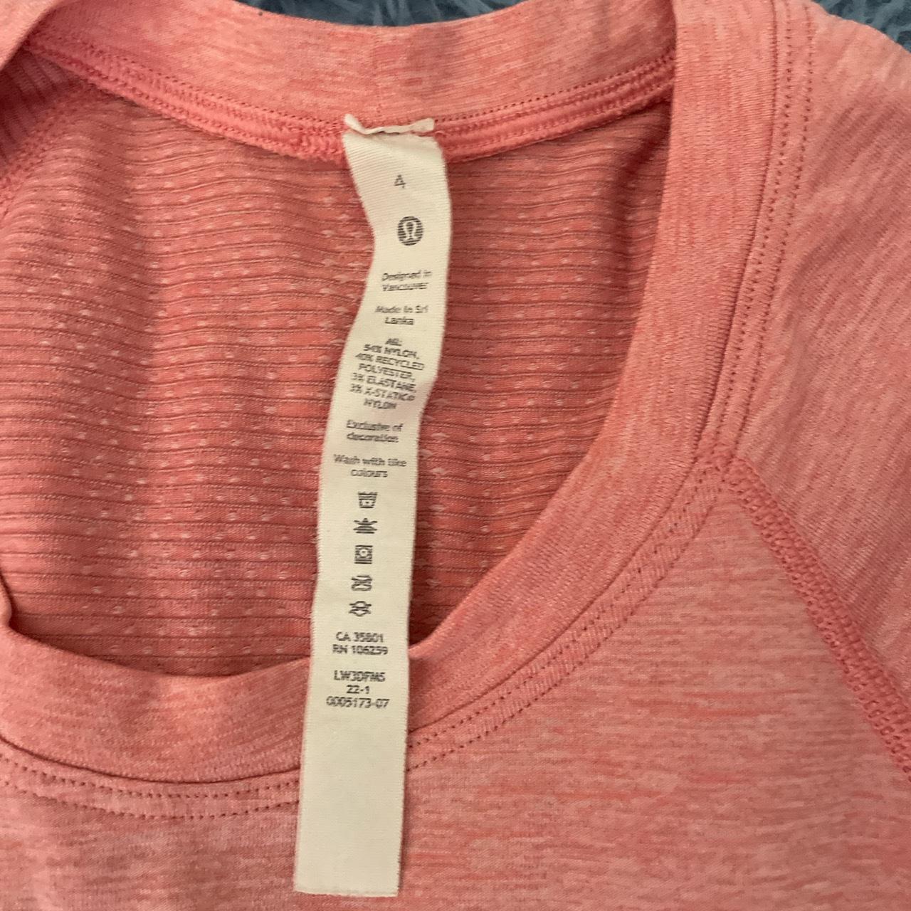 Lululemon dew pink/ raspberry cream swiftly tech... - Depop