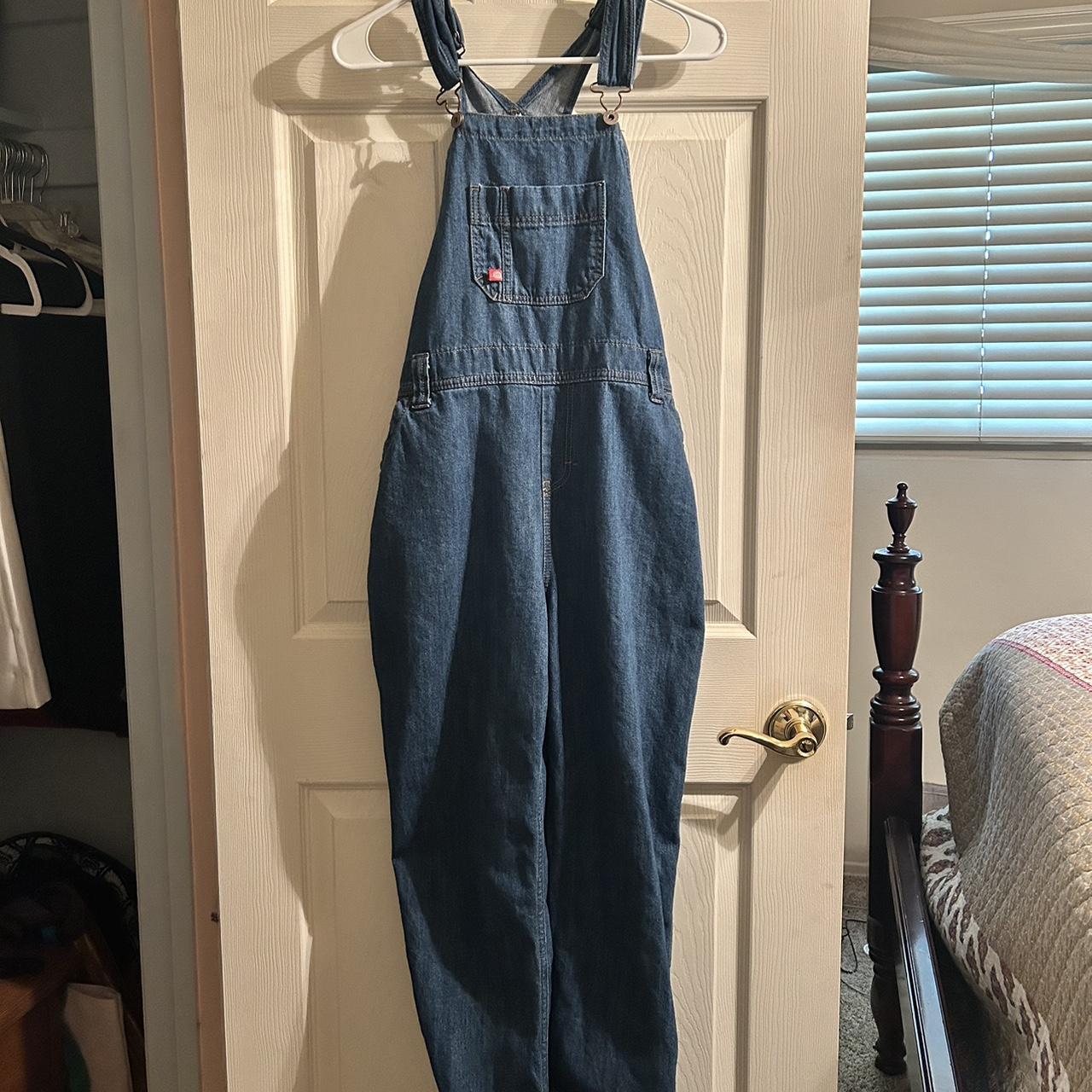 long dickies jean overalls, perfect condition. - Depop