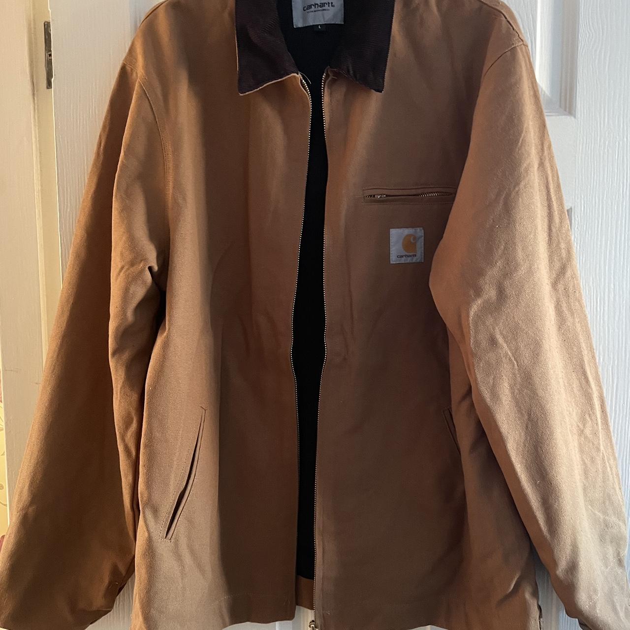 Carhartt Tan Jacket - Size L (oversized) (Not... - Depop