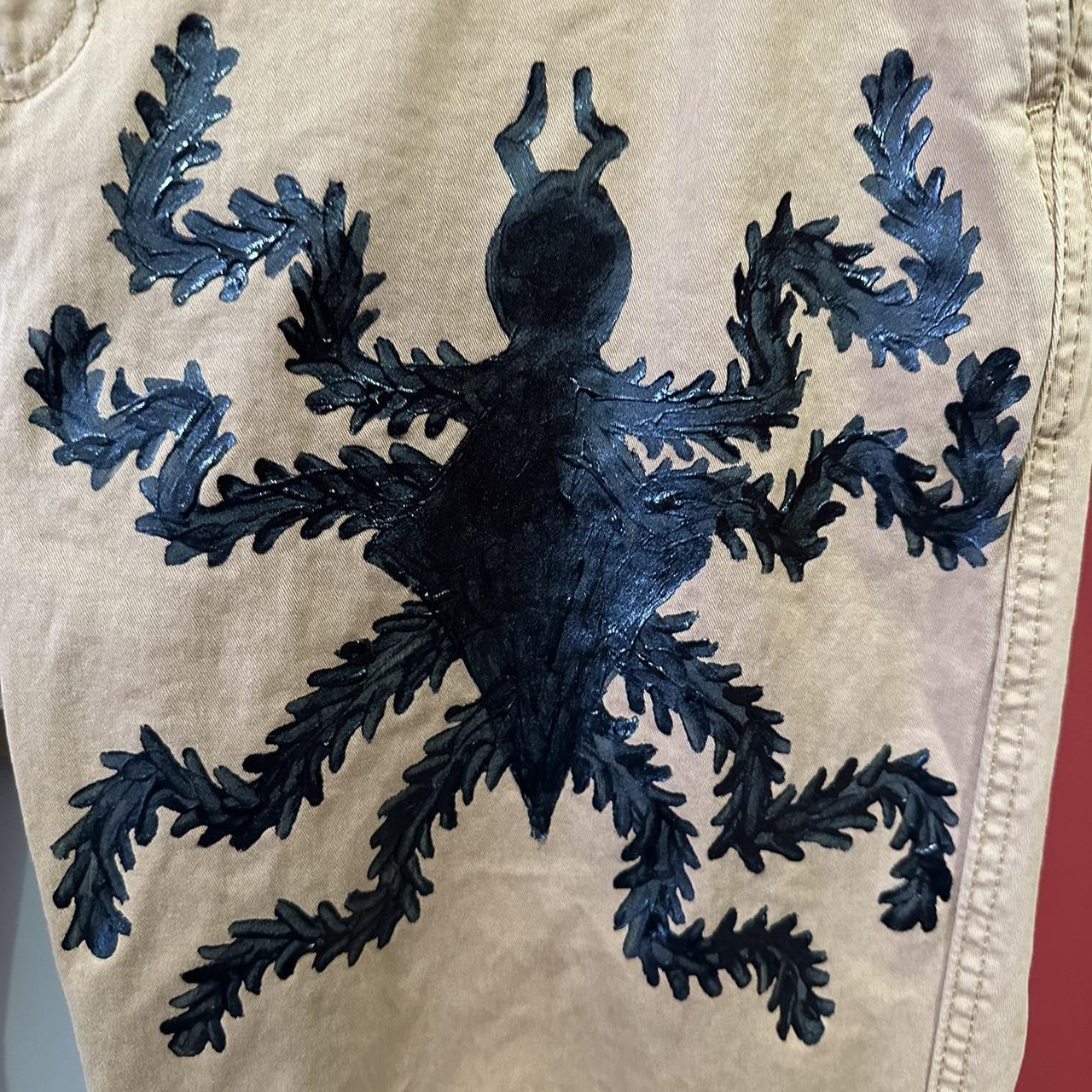 George Men's Tan and Black Trousers | Depop