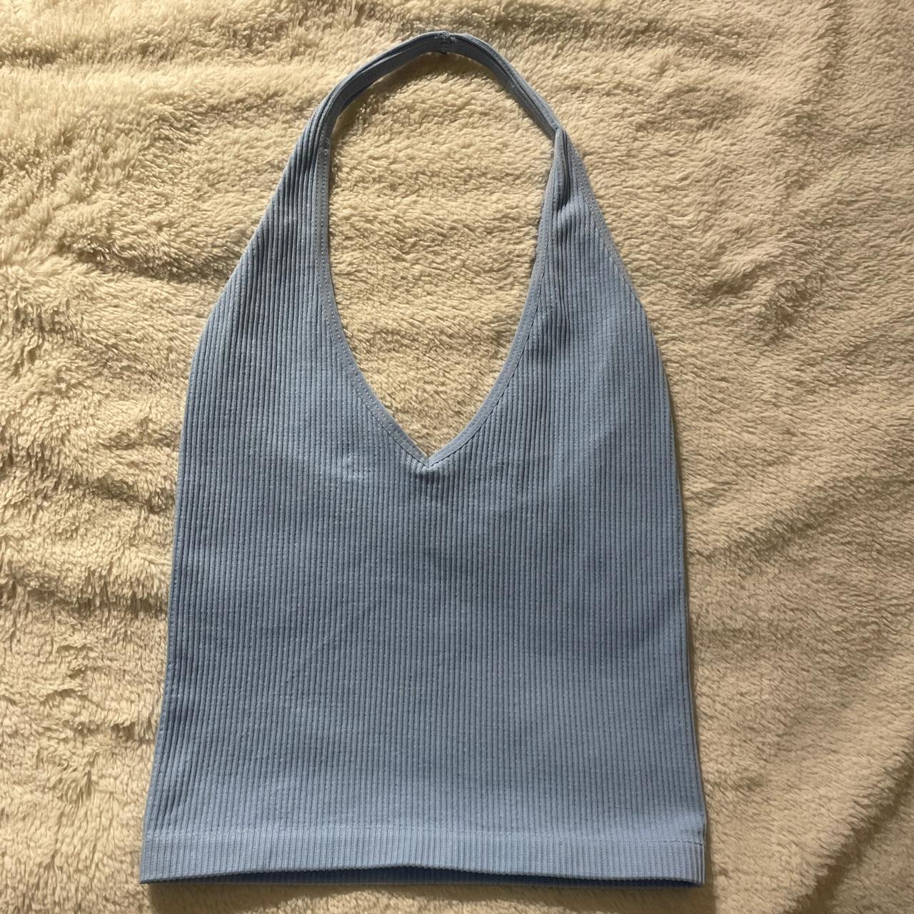 Light blue Urban Outfitters out from under halter... - Depop