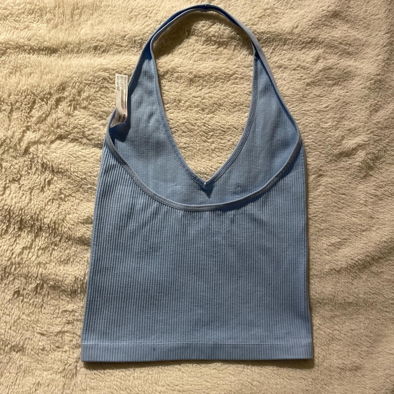Light blue Urban Outfitters out from under halter... - Depop