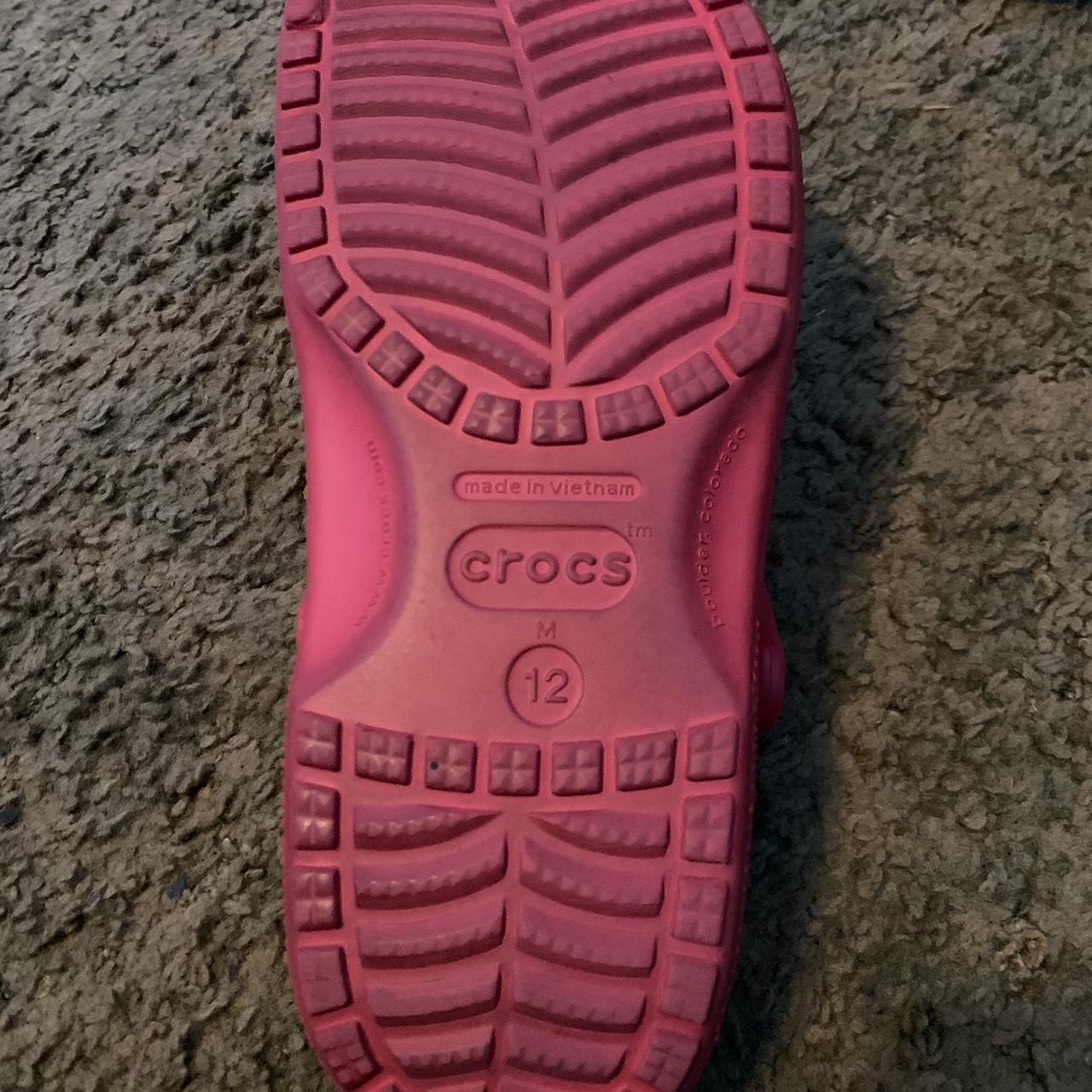 Red Crocs, Men’s Size 12, only worn a couple times - Depop