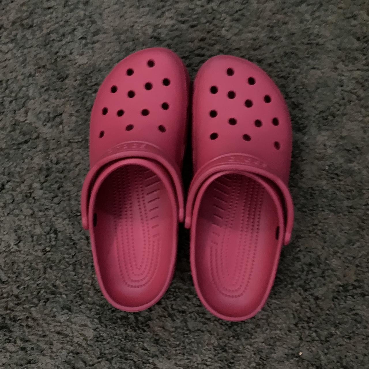 Red Crocs, Men’s Size 12, only worn a couple times - Depop