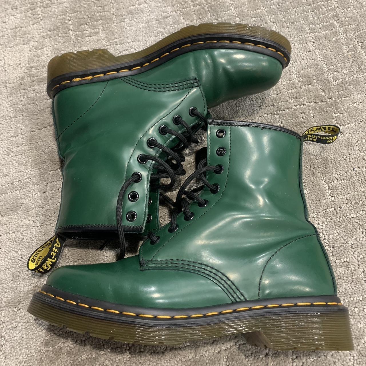 journeys exclusive green doc martens circa 2015.... - Depop