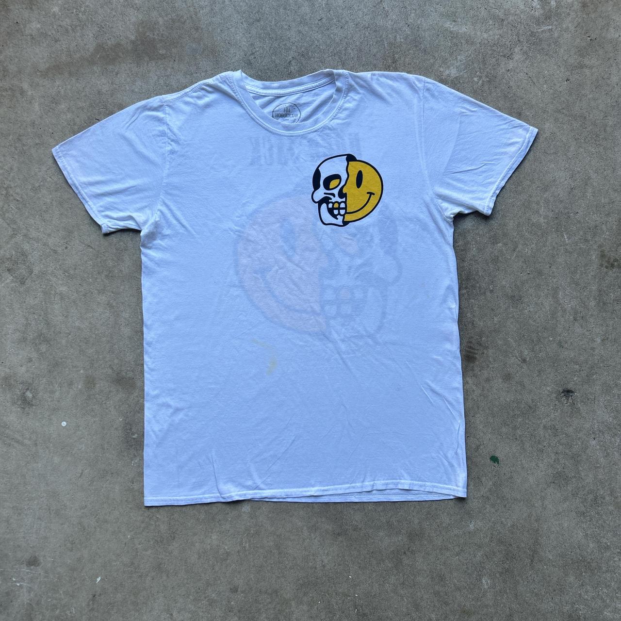 Vintage 2000s HOBO JACK Skull x smiley face... | Depop