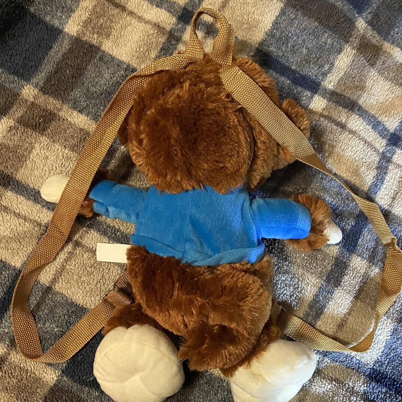 thee CUTEST plush monkey backpack!!! the pocket... - Depop