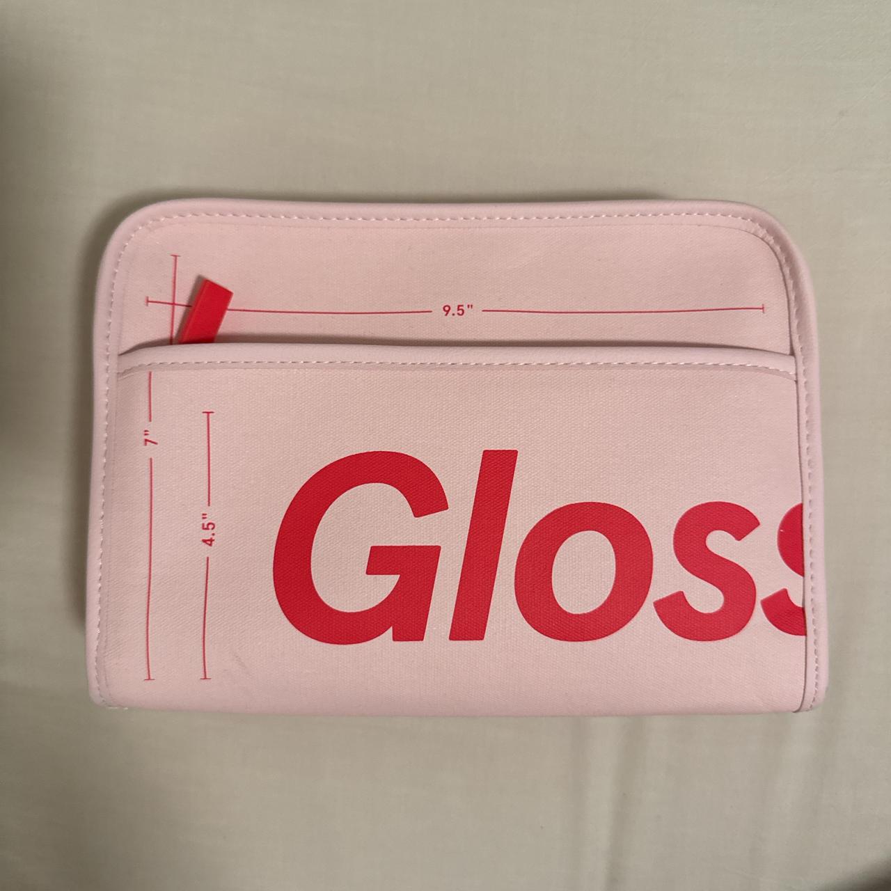 Pink Glossier makeup bag #pinkaccessories ... - Depop