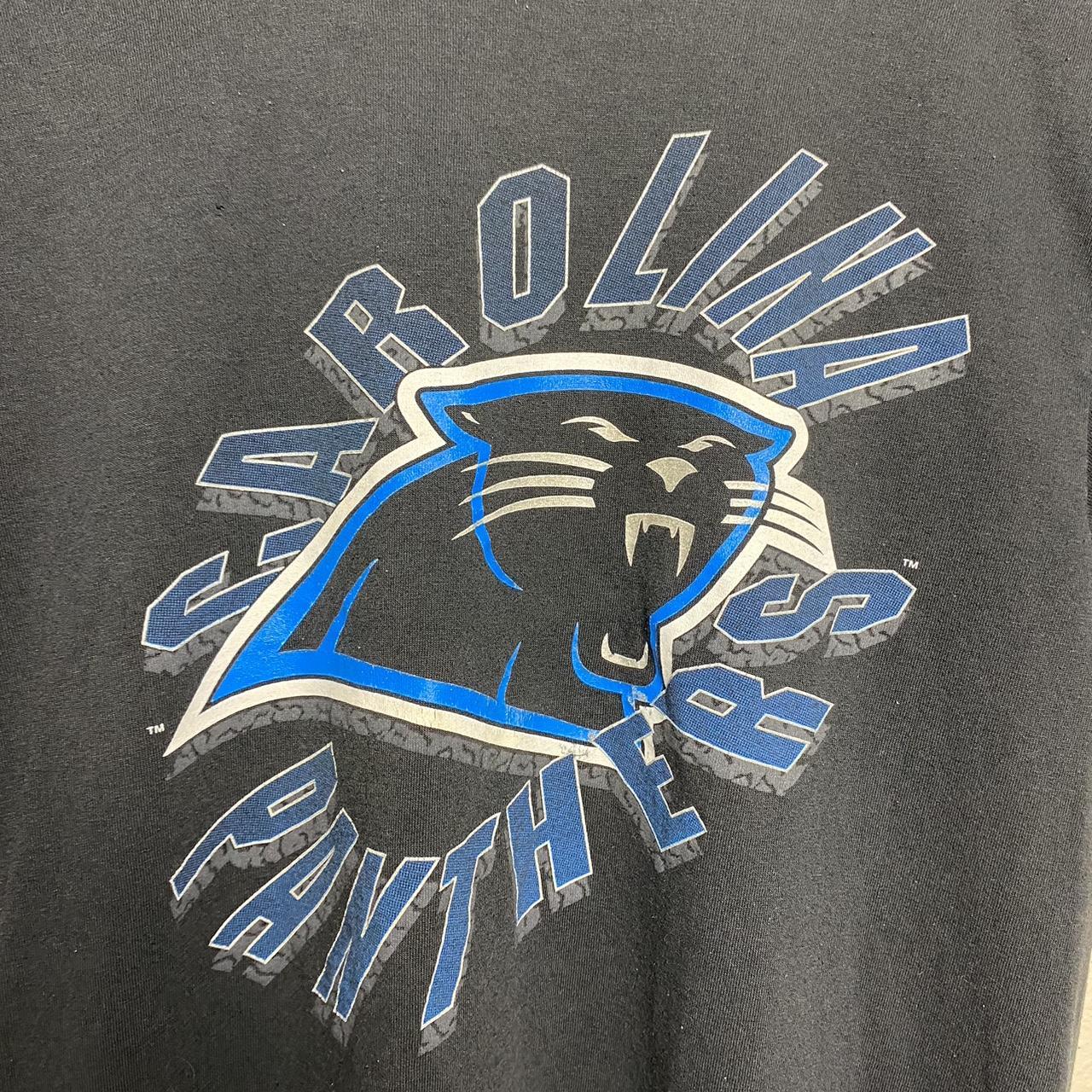 Vintage 90's Carolina Panthers Single Stitch Shirt.... - Depop