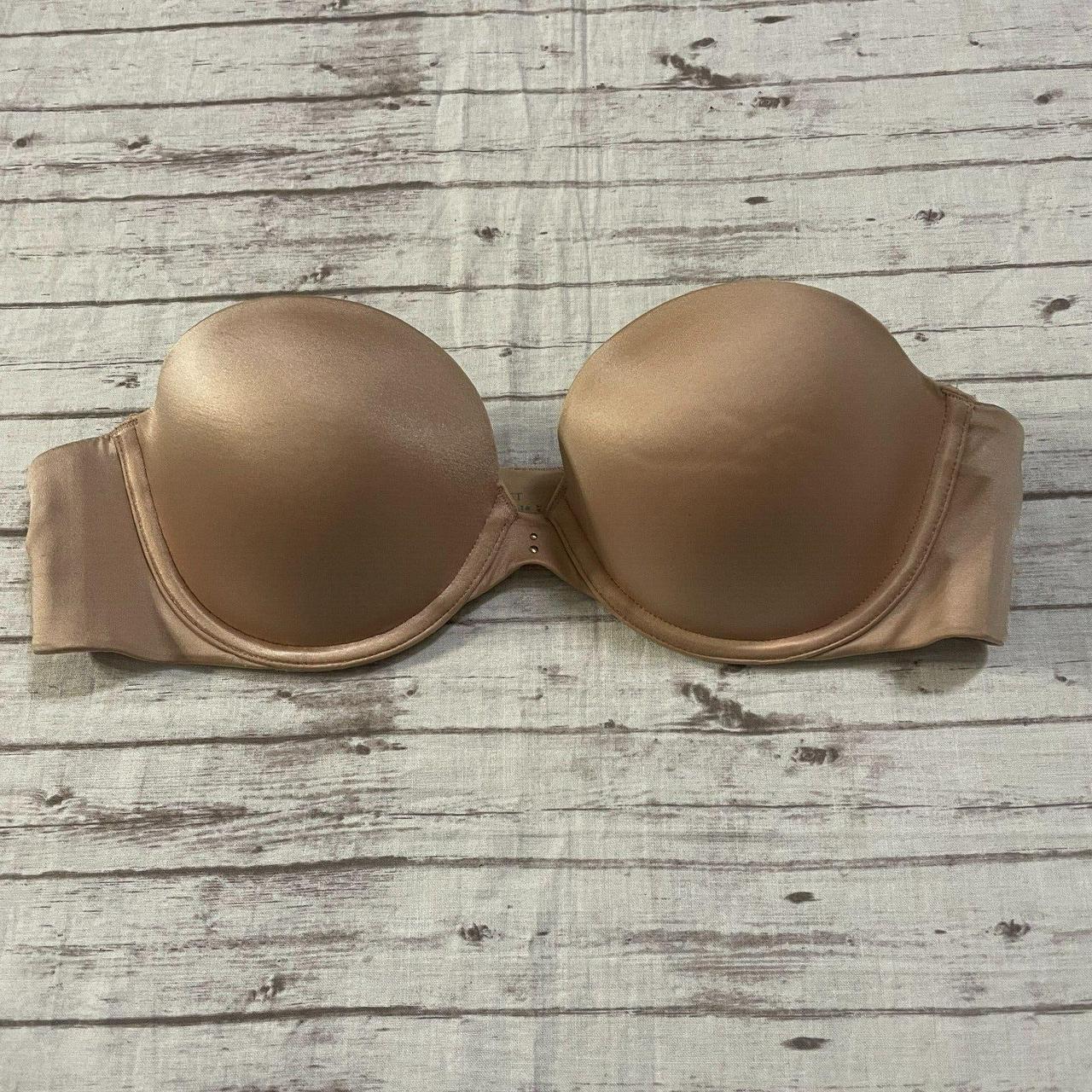 Victorias Secret Womens Bra Size 34B Beige Biofit... - Depop