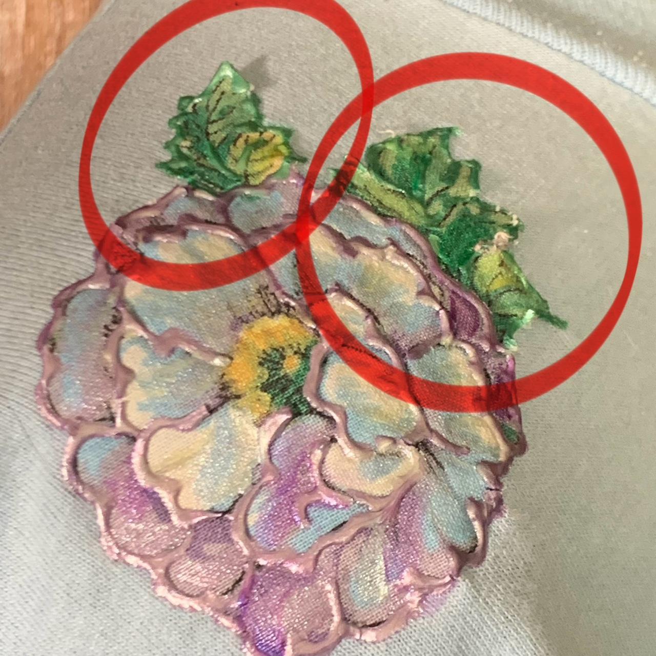 90s Baby Blue Screen Stars Best Floral Single Stitch... - Depop