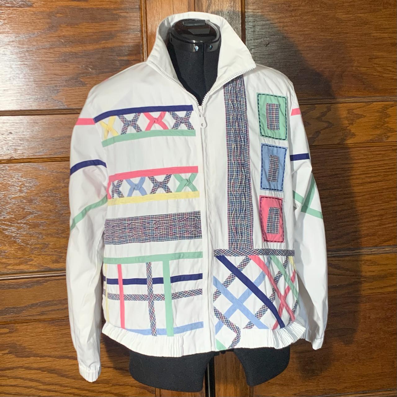 Koret Francisca Petites White Windbreaker With... - Depop