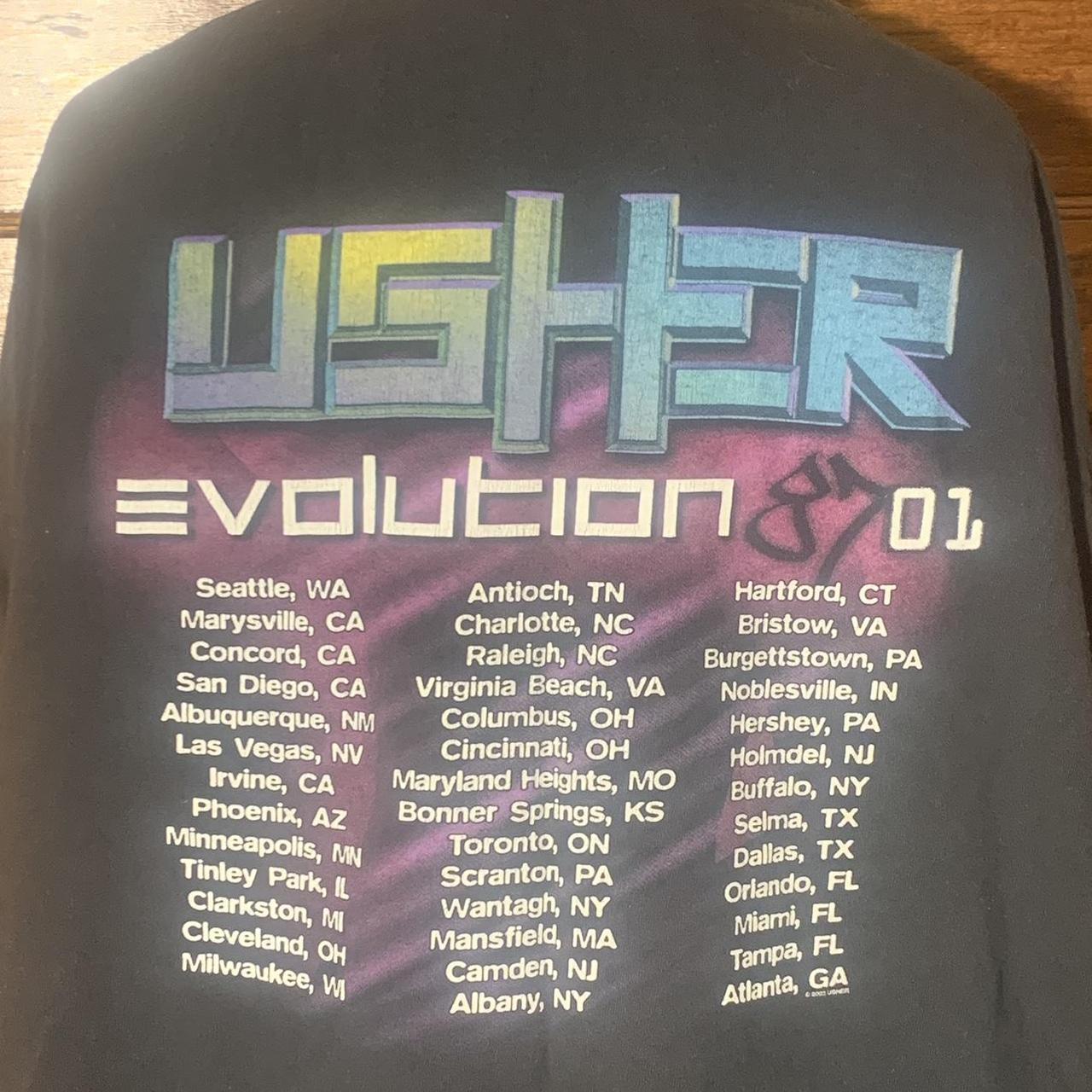 Usher 8701 Evolution Tour T-Shirt / Size... - Depop