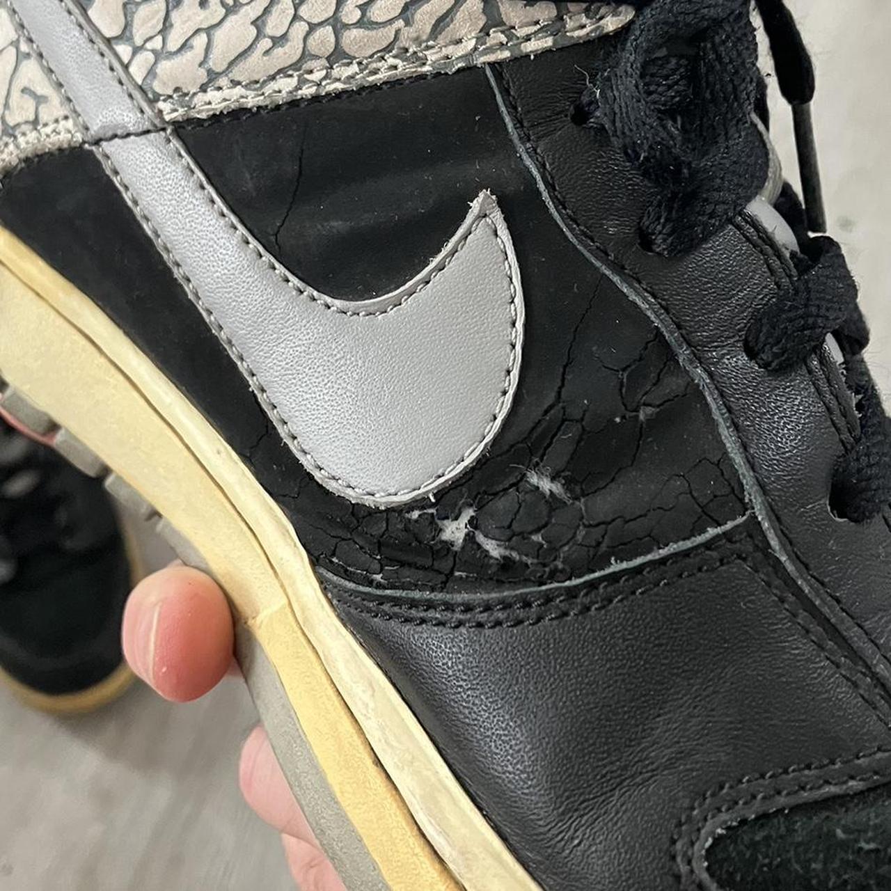 J pack Jordan cement dunk Cracking on both insides... - Depop