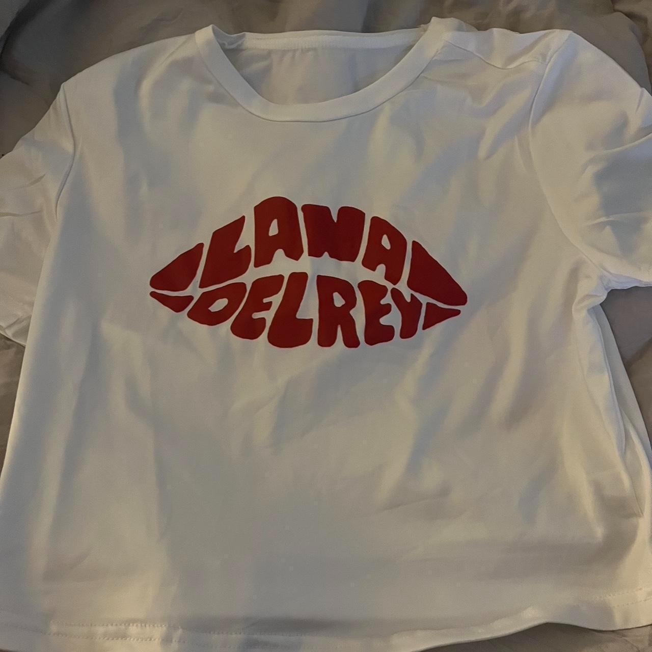 medium lana del rey crop top (looser fit) perfect... - Depop