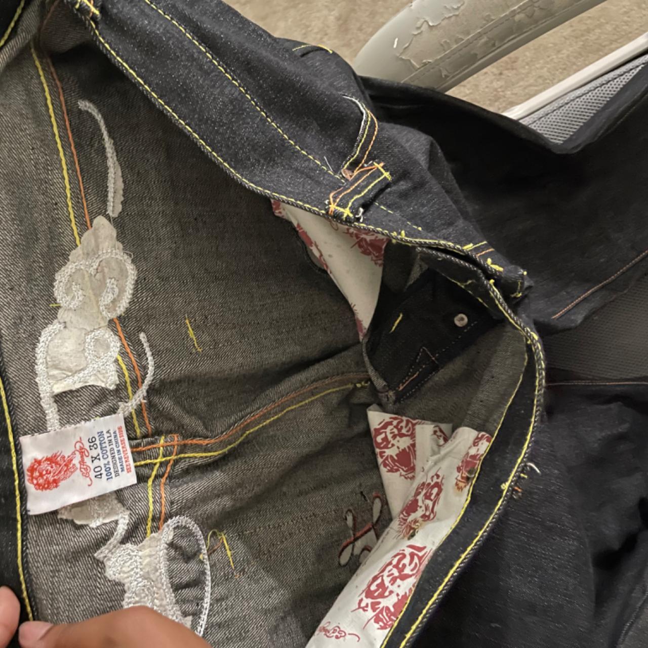 Ed hardy jeans never worn, i only tried them on and... - Depop