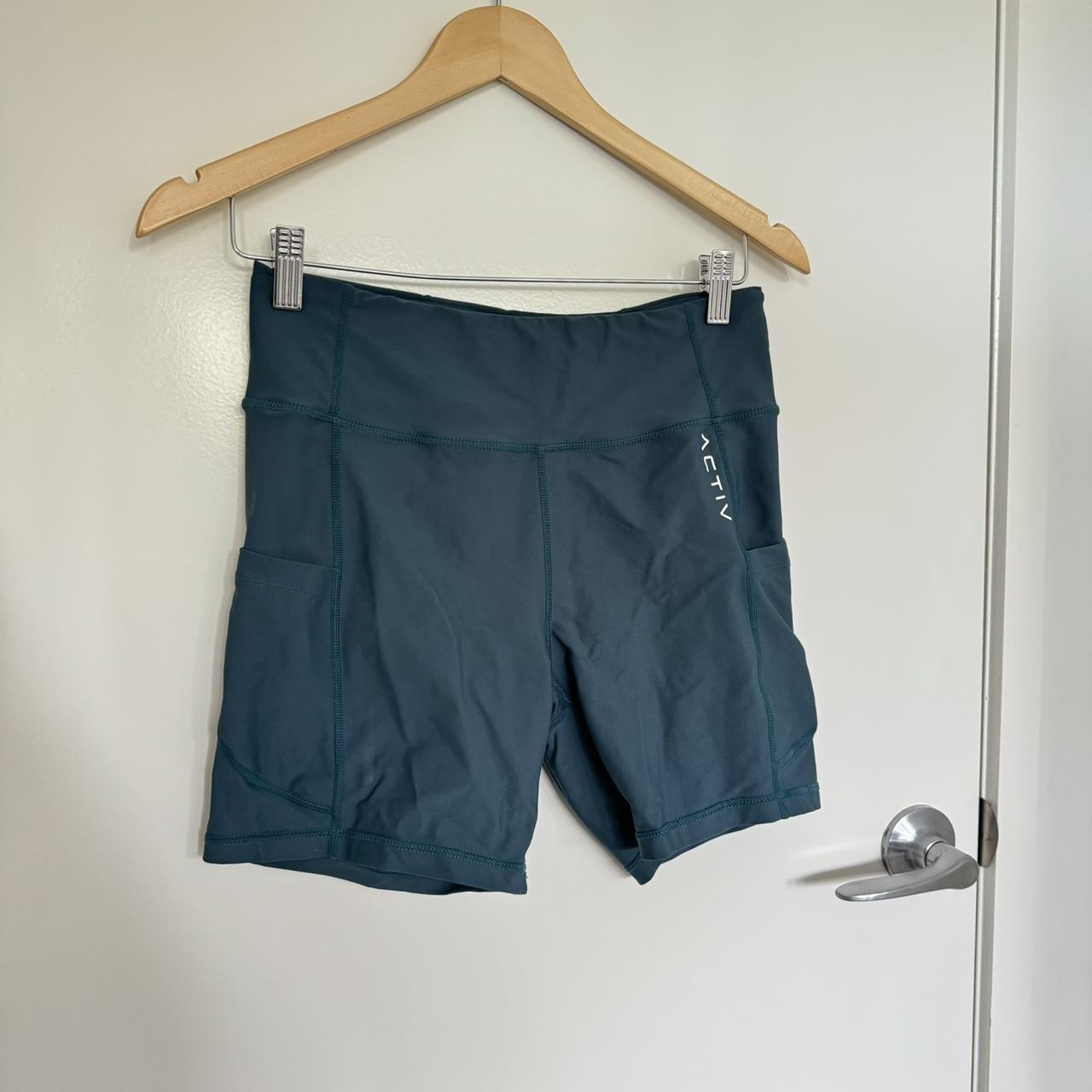 ACTIV sports bike shorts Size medium Aus... - Depop